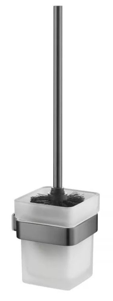Arezzo design Mono WC kefe tartó, gun metal AR-120061GM - Fü