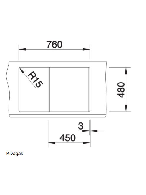 Blanco Metra 45S fehér mosogató 513187 - Konyha - Mosogatótá