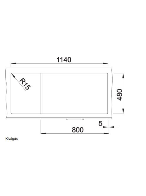 Blanco Zia 8S kávé mosogató 515602 - Konyha - Mosogatótálcák