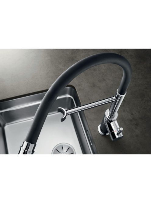 Blanco CATRIS-S Flexo egykaros mosogató csaptelep rozsdament