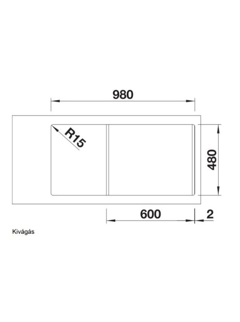 Blanco Sona XL 6 S egy medencés gránit mosogató csepegtető f