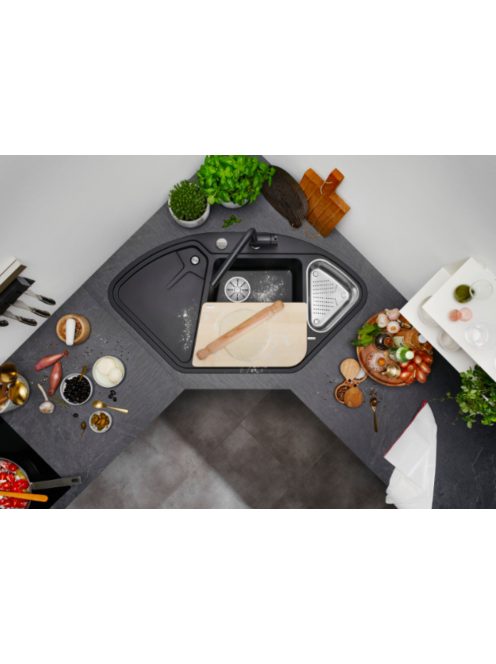 Blanco Blancodelta II gránit mosogató csepegtetővel 106x58 c