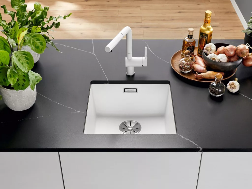 Blanco Subline 400-U Silgranit mosogató 43x46 cm lefolyókész
