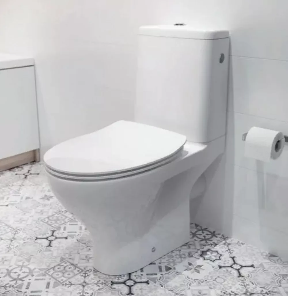 Cersanit Moduo perem nélküli monoblokk WC tartállyal és ülők