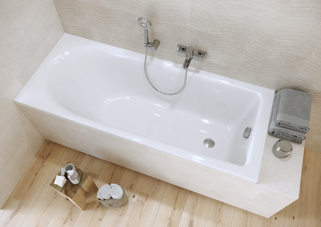 Cersanit Flavia 140x70 akril kád lábakkal, fehér S301-104