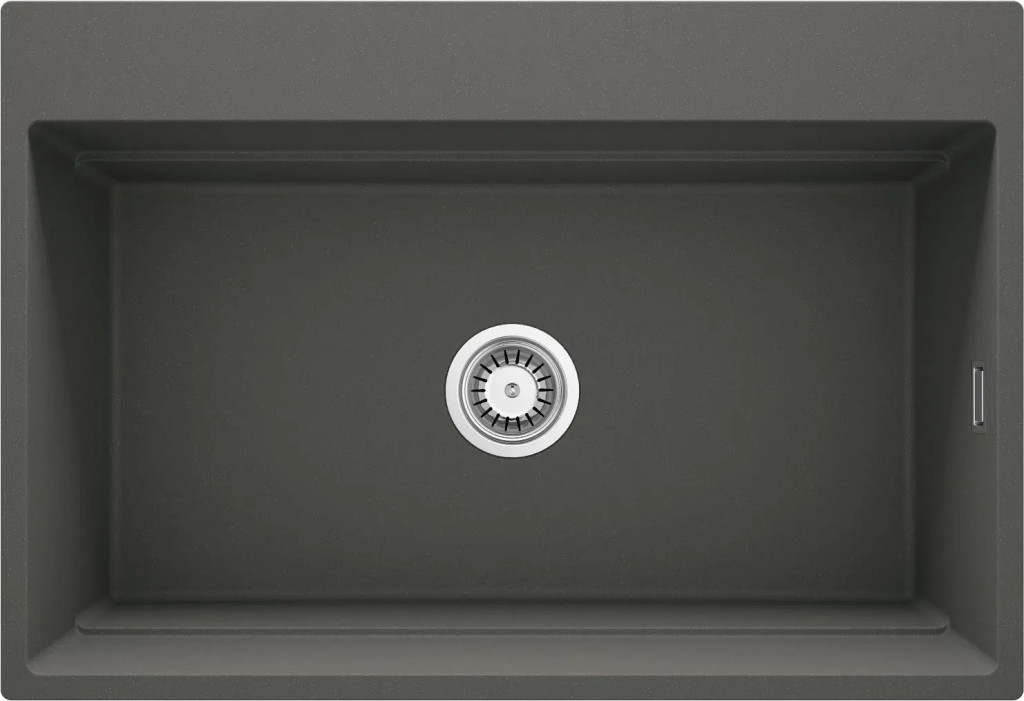 Deante Magnetic gránit mosogató 76x52 cm, antracit metál ZRM