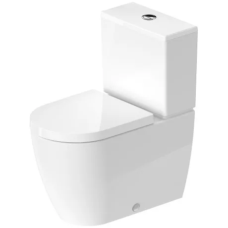 Duravit ME by Starck öblítőperemes monoblokk WC csésze 37x65