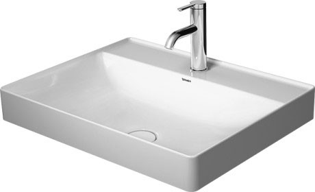 Duravit DuraSquare beépíthető mosdó 60x47 2354600041 - Fürdő
