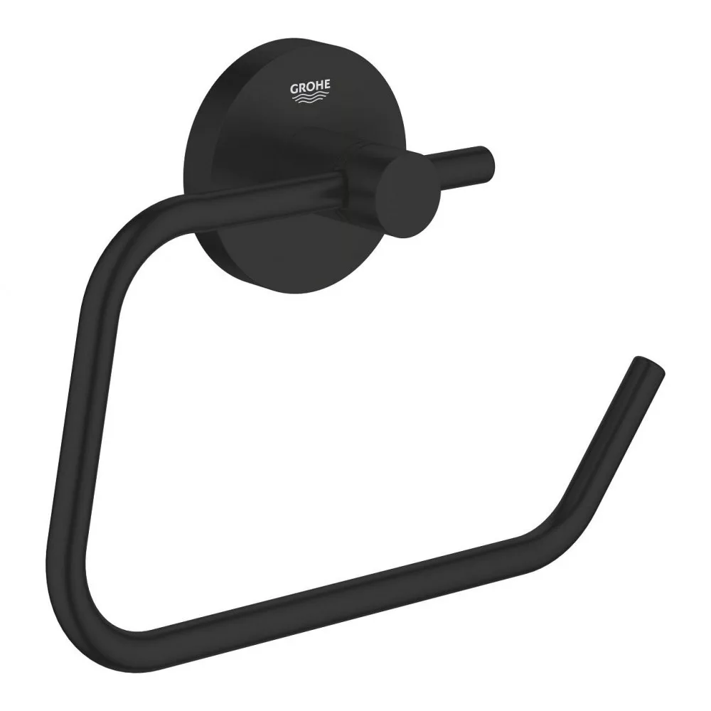 Grohe Essentials WC-papír tartó, matt fekete 1024722430 - Fü
