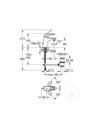 Grohe Eurostyle mosdócsaptelep ZERO, S-Size 23564003 - Fürdő