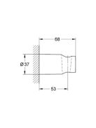 Grohe Tempesta ÚJ Cosmopolitan fali kézizuhany tartó 2759400