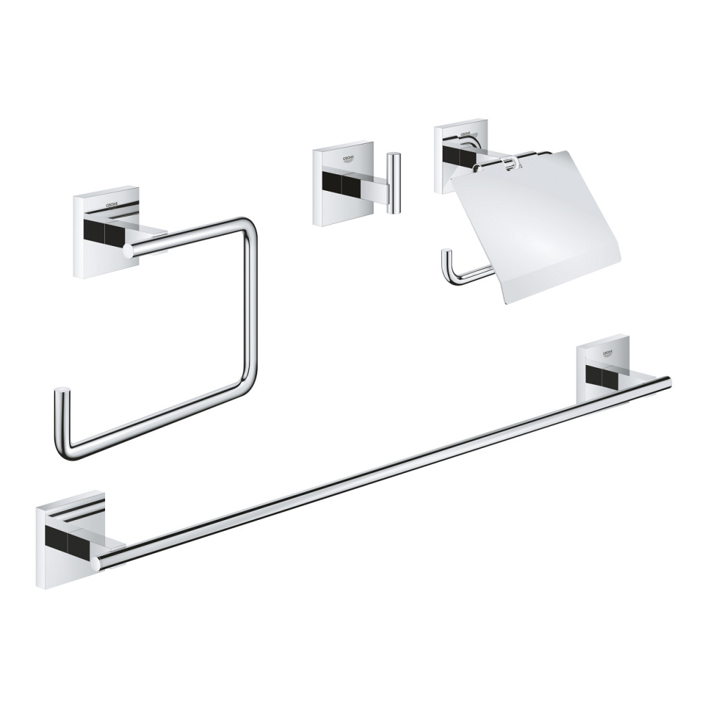 Grohe QuickFix Start Cube fürdőszobai kiegészítő szett 4 in