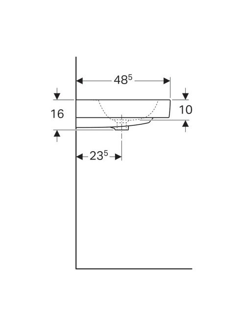 Geberit iCon 120cm dupla mosdó 124120000 - Fürdőszoba - Szan