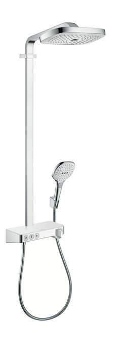 Hansgrohe Raindance Select E 300 3jet fehér/króm showerpipe