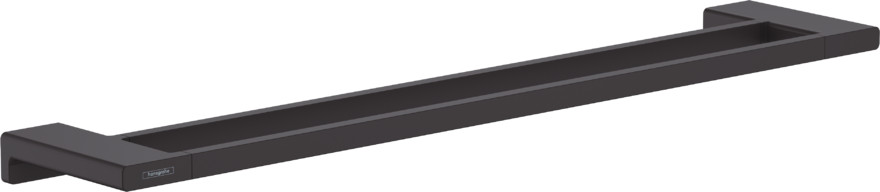 Hansgrohe AddStoris Fürdőlepedő tartó dupla sínnel matt feke