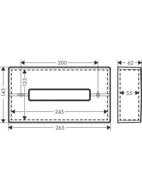 Hansgrohe AddStoris papírzsebkendő tartó, szálcsiszolt bronz