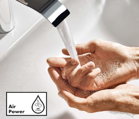 Hansgrohe Vivenis egykaros mosdócsaptelep 110, automata lefo