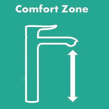 Hansgrohe Finoris egykaros mosdócsaptelep 100, push-open lef