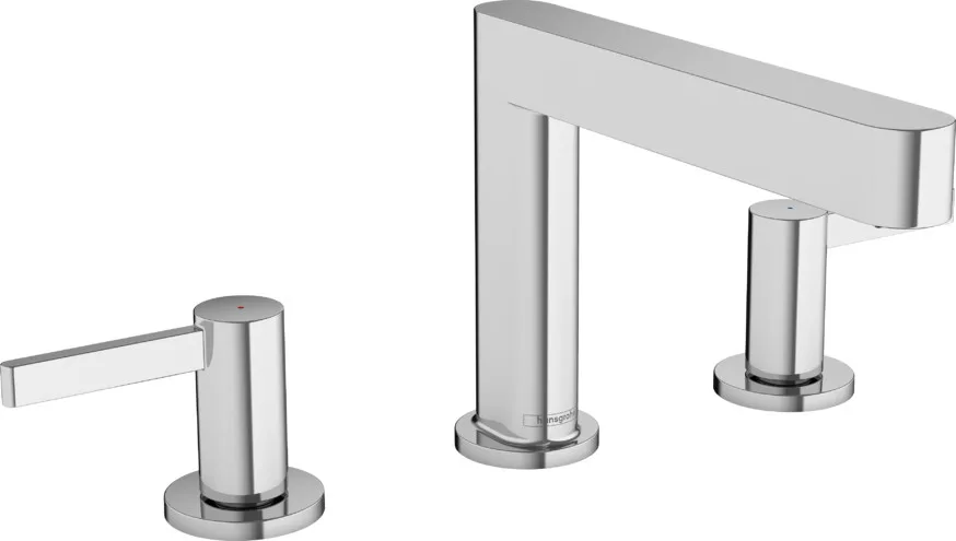 Hansgrohe Finoris 3 lyukú mosdócsaptelep 110, push-open lefo