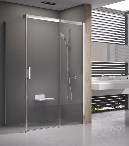 Ravak Matrix MSDPS-110/80 J zuhanykabin szatén-Transparent 0