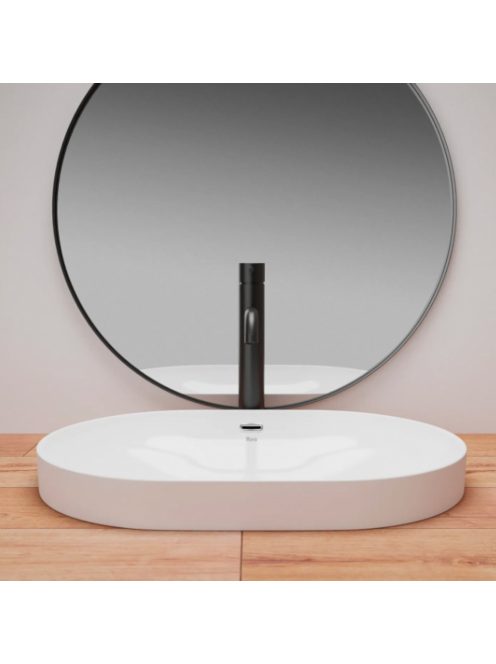 Rea Arleta beépíthető kerámia mosdótál 61,5x42 cm, fehér REA