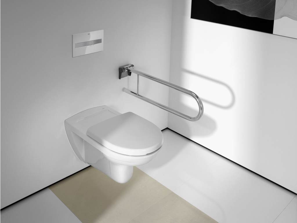 Roca Access mozgáskorlátozott fali WC csésze, hátsó kifolyás