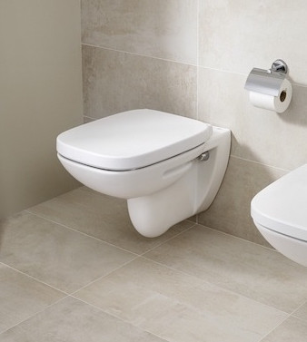 Roca Debba Square Rimless fali kerámia WC csésze mélyöblítés