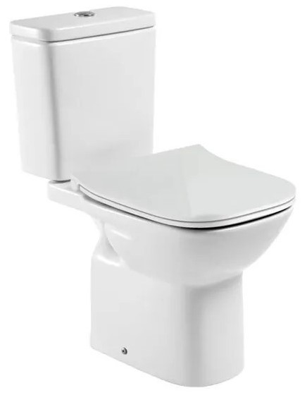 Roca Debba Square hátsó kifolyású Monoblokk WC csésze Rimles