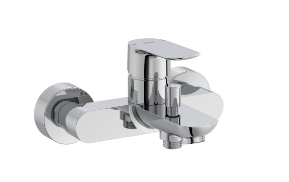 Roca Cala egykaros kádtöltő csaptelep EverShine bevonattal K