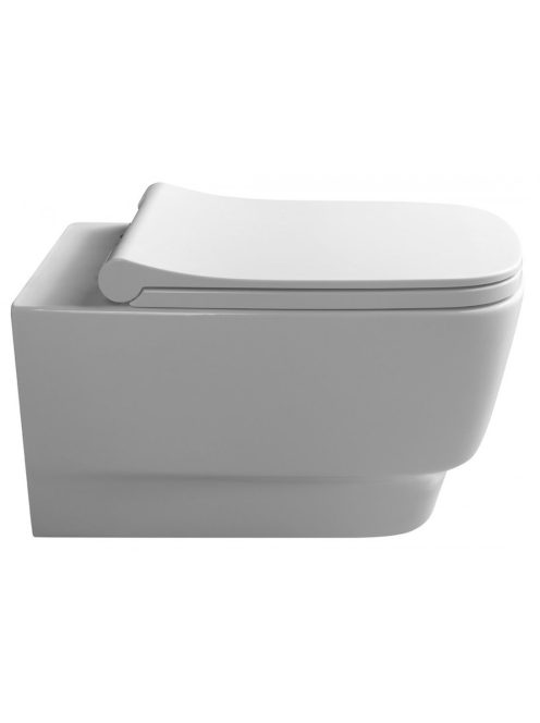 Sapho Bello Rimless szögletes fali WC-csésze 35,5x53 Fehér 1