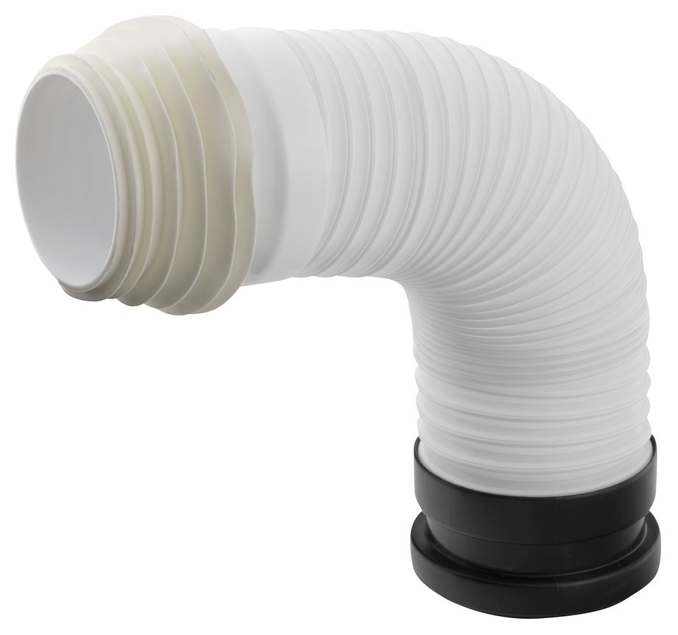 Sapho Bruckner flexibilis WC bekötőcső 45 cm, fekete 159.321
