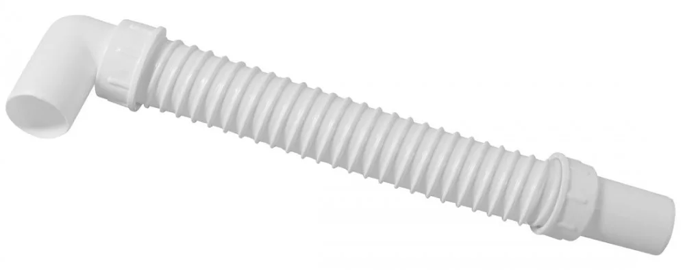 Polysan PVC flexibilis lefolyócső L-100 cm, 40/40 mm, fehér