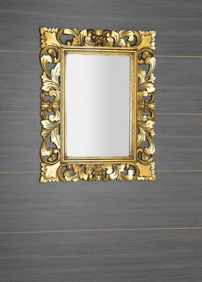 Sapho Samblung tükör 60x80 cm, arany IN121 - Fürdőszoba - Fü