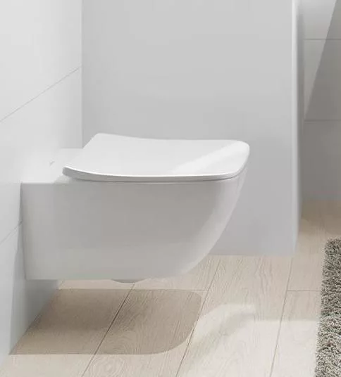 Villeroy & Boch Venticello perem nélküli fali WC, Soft-Close