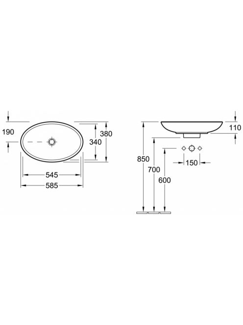 Villeroy & Boch Loop & Friends mosdó 51510001 - Fürdőszoba
