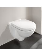 Villeroy & Boch O.Novo mélyöblítésű fali WC sof-close WC ülő