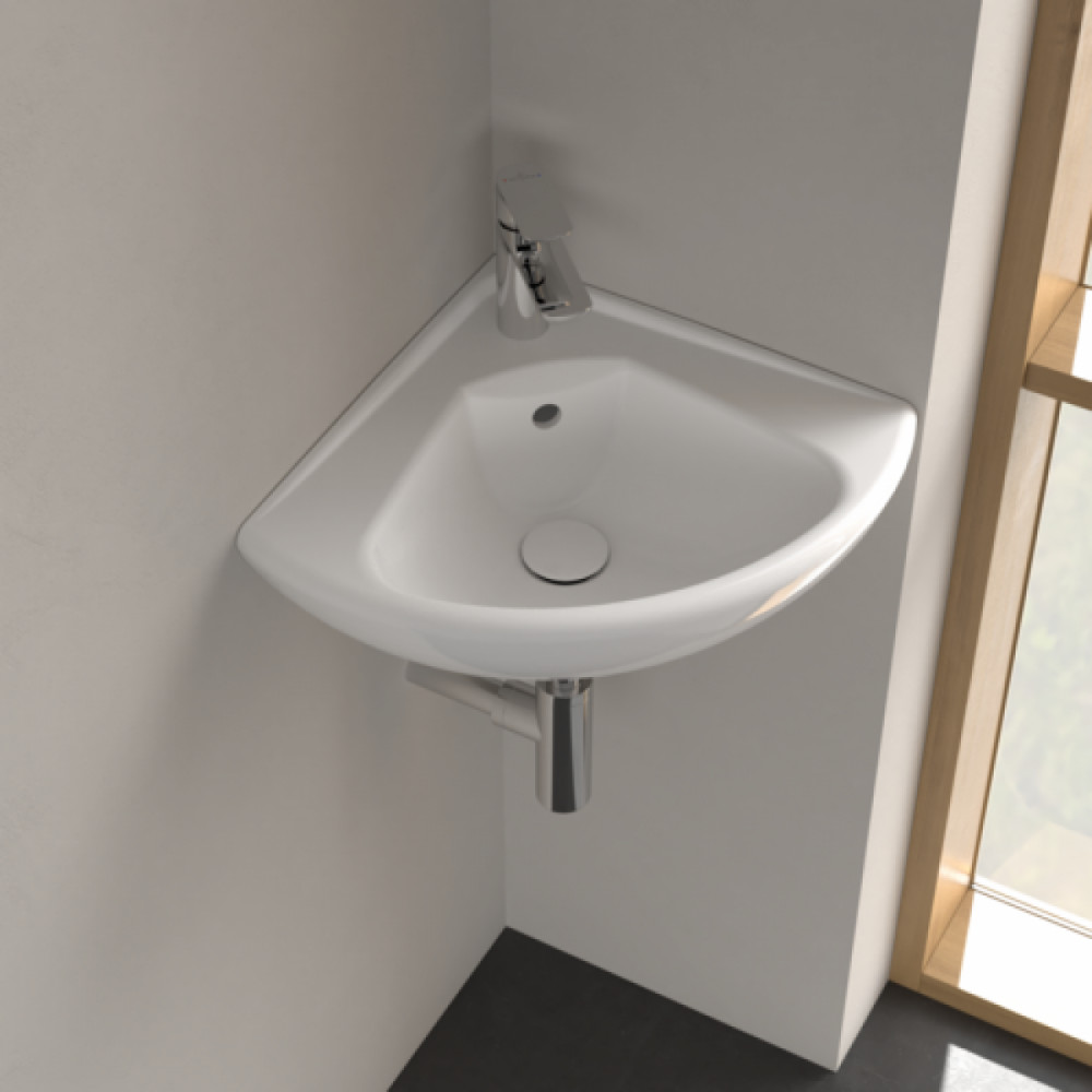 Villeroy and Boch O.novo sarok kézmosó 73274001 - Fürdőszoba