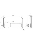 Villeroy & Boch ViConnect fehér nyomólap E200 92249068 - Für
