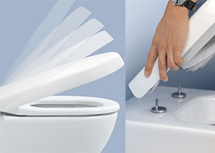 Villeroy & Boch Subway Slim Soft Close WC ülőke 9M65S101 - F