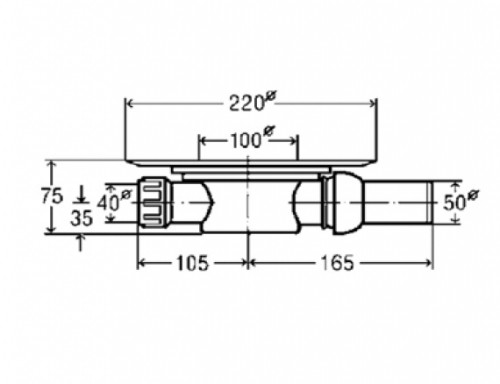 Viega Advantix Padlóösszefolyó 557119 - Fürdőszoba - Zuhany
