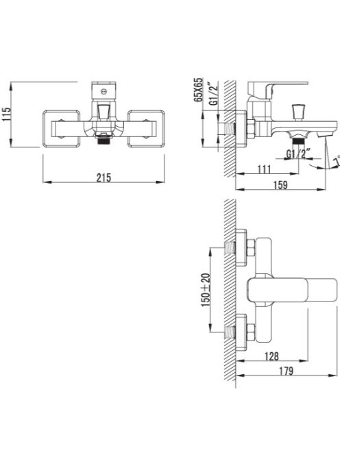 Wellis Cosmo kád csaptelep ACS0204 - Fürdőszoba - Fürdőszoba